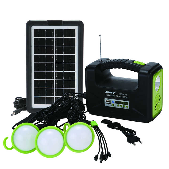 DT-9011B DAT solar mini inverter light with FM radio/Mp3 function solar ...