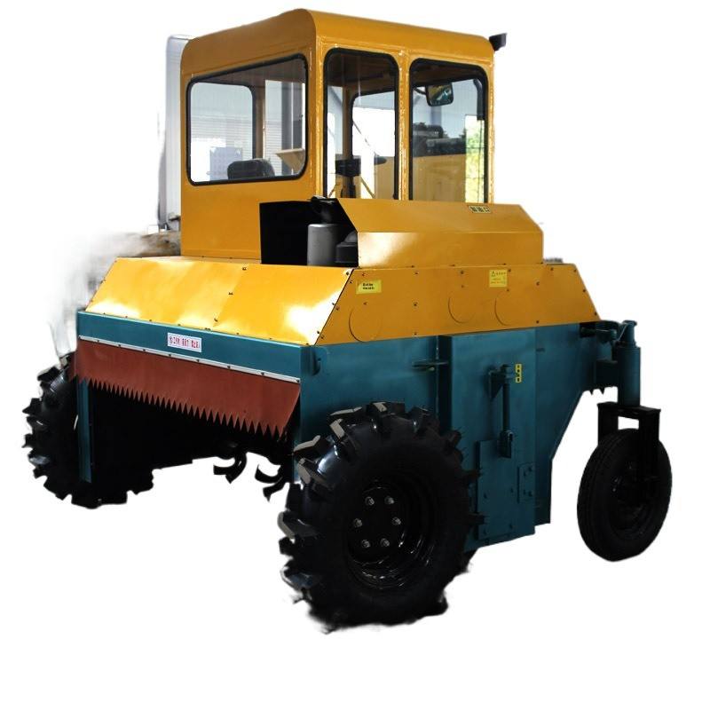 Livestock Farming Turner Self-propelled Crop Straw Turner Crawler Wheel ...