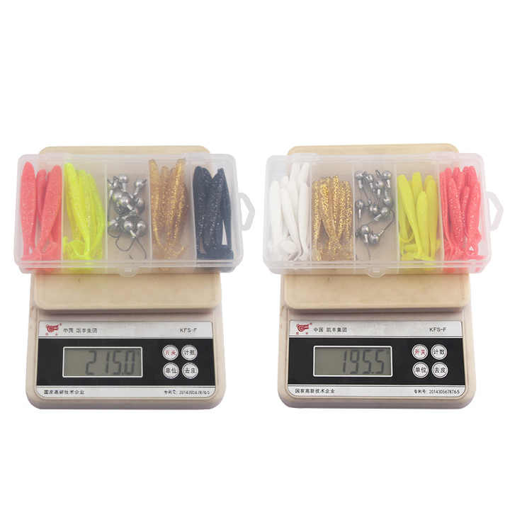 Free Sample 25pcs/box Ocean Boat Sea Fishing Lure Set Artificial Baits ...