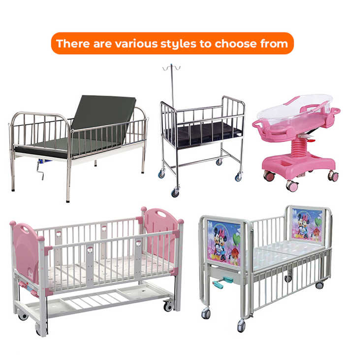 Modern Hospital-Grade Adjustable Baby Cradle Bed Plastic Cotton Newborn ...