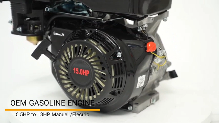 190F 15hp 420cc Electric Start Air Cooled 4 Stroke Gas Oil Gasoline ...