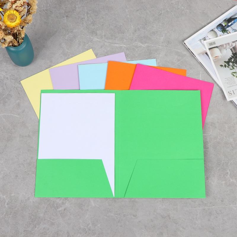 Spot Multi-page A4 Cardboard Folder Wholesale Manila Color Double ...