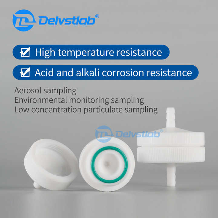 Delvstlab Gas Sampling Holder PTFE Membrane Filter Holder with ...