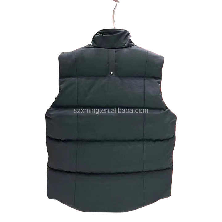 Custom Palm Moose Men's Winter Gilet Stand Collar Waterproof Sleeveless ...
