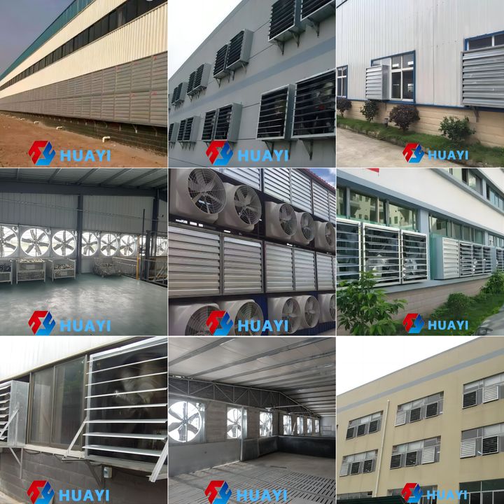 Push Pull Big Blower Cooling Fan Warehouse Greenhouse Roof Poultry Farm ...