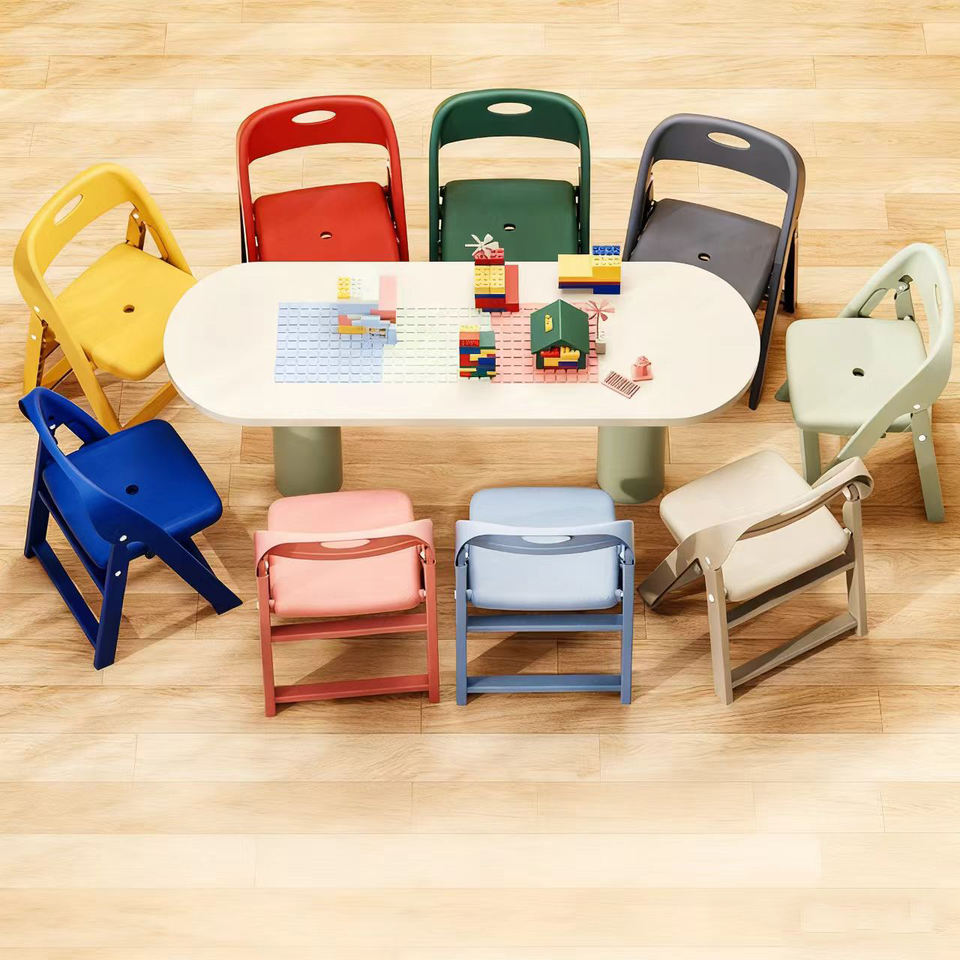 Kindergarten Small Stool, Outdoor Leisure Folding Chair, Household ...