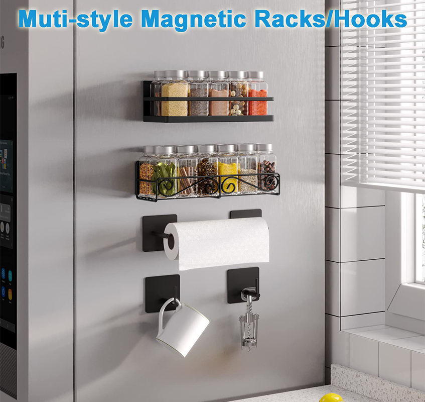 Magnetic Refrigerator Carbon Steel Multifunctional Standing Storage ...