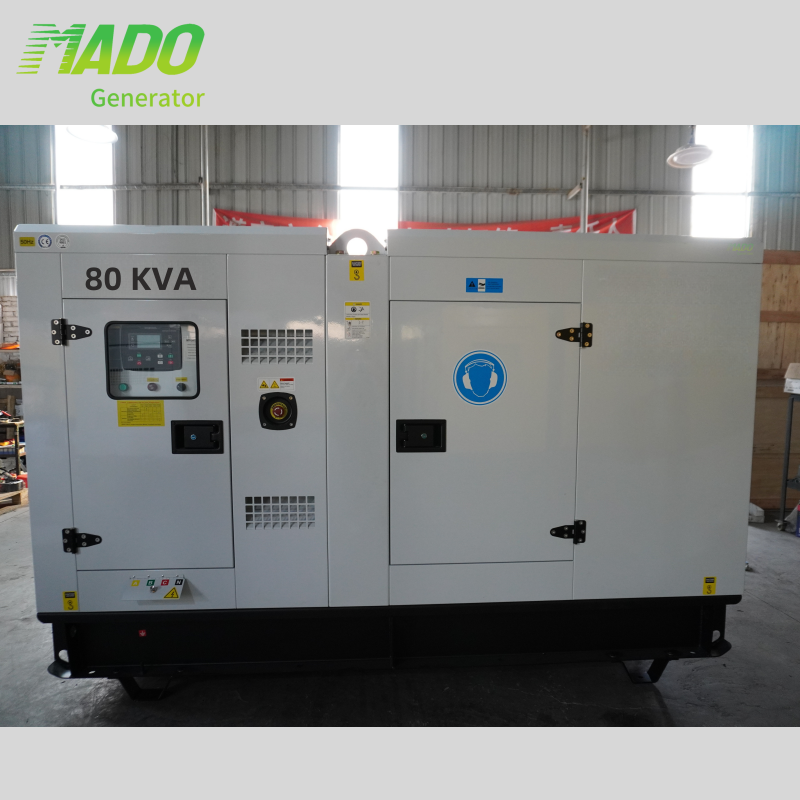 MADO Diesel Generator Set Engine Model 1104A-44TG2 80 KVA 64 KW Super ...