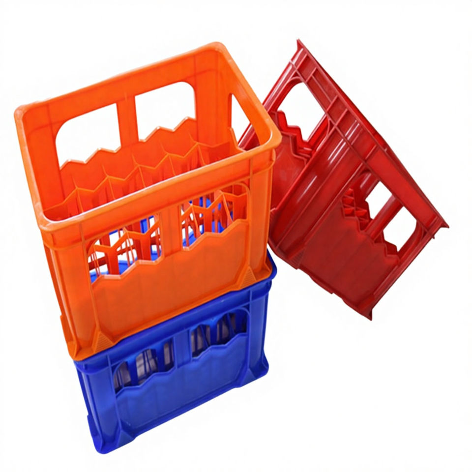 SHUNMEI Durable Customized Colors Mesh Style Plastic Nestable Stackable ...