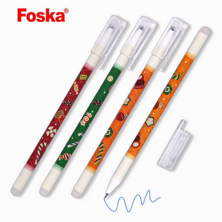 Foska Hot Sale Blue Color Erasable Gel Pen| Alibaba.com