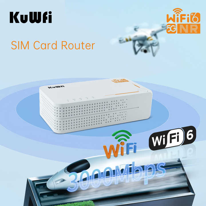 Kuwfi C160 Modem Router - 5G LTE Wifi Hotspot with Battery