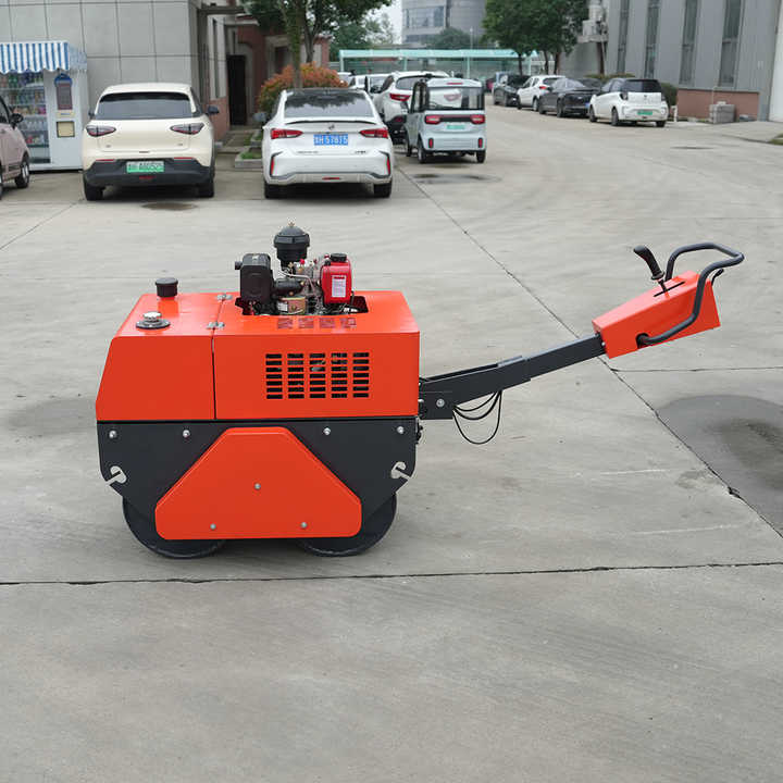 Great Value Hand Push Road Roller Machine Diesel Engine Fully Hydraulic ...