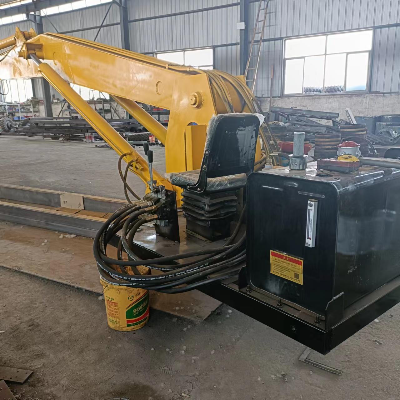 China made loader excavator rotary stone grab wood grab machine ...