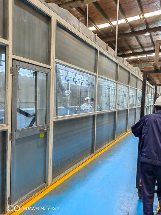 Automatic Powder Coating Spray Painting Line System Metal Steel Core ...