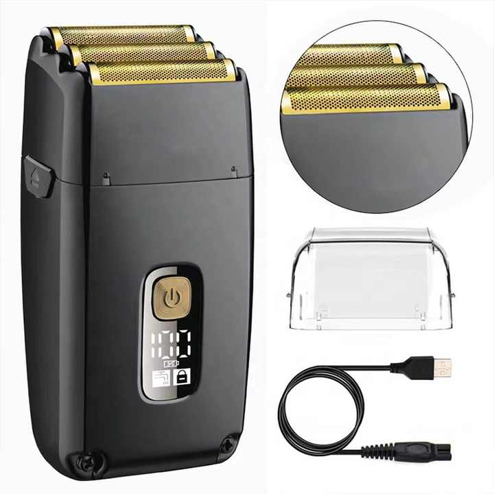 Full-body Wash 3-blade Wireless Rechargeable Man Beard Razor Shaving ...