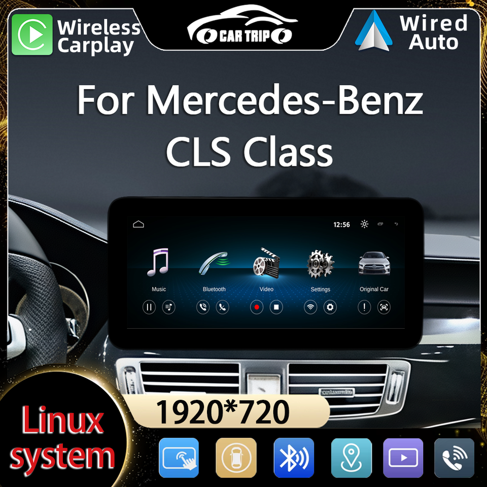 10.25/12.3inch Linux System Carplay DVD Wireless Android Auto for ...