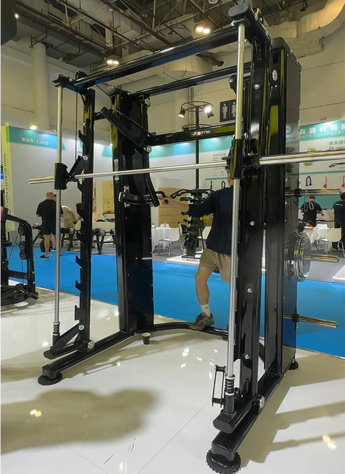 Gym Equipment Squat Training Smith Machine-Commercial Use Steel ...
