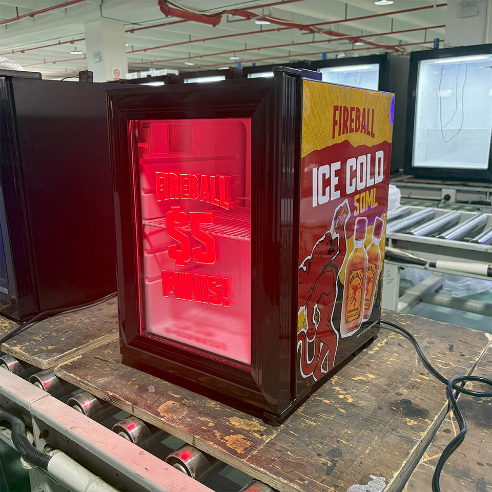 21L Custom Countertop Refrigerator Table Top Mini Fireball Promotional ...