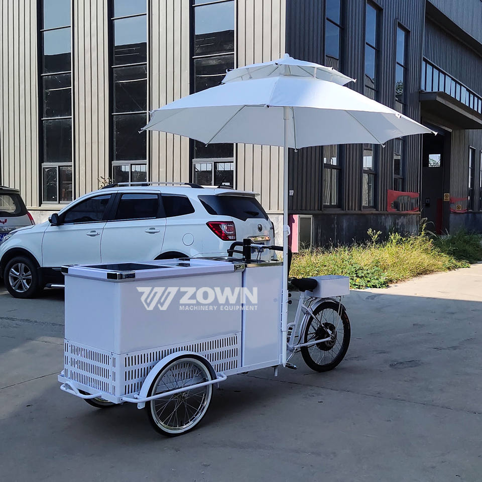 Mobile Coffee Bike Cart Electric Tricycle Food Bike Cart Ice Cream Cart ...