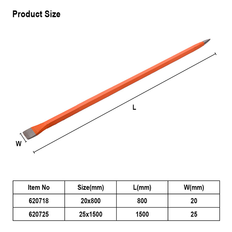 HARDEN High Quality 20x800mm 25x1500mm Premium Heavy Duty Crowbar ...