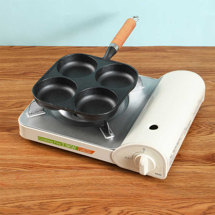 Shop Our Factory Sale of Multi Cast Iron 4 Hole Frying Pan