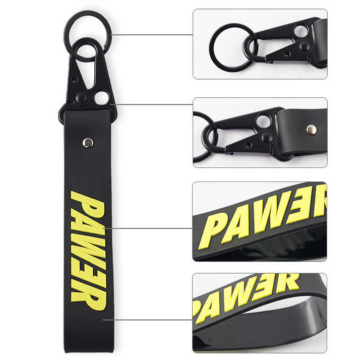 Custom 2D Soft PVC Key Chain - Hotel Hook Wrist Keychain