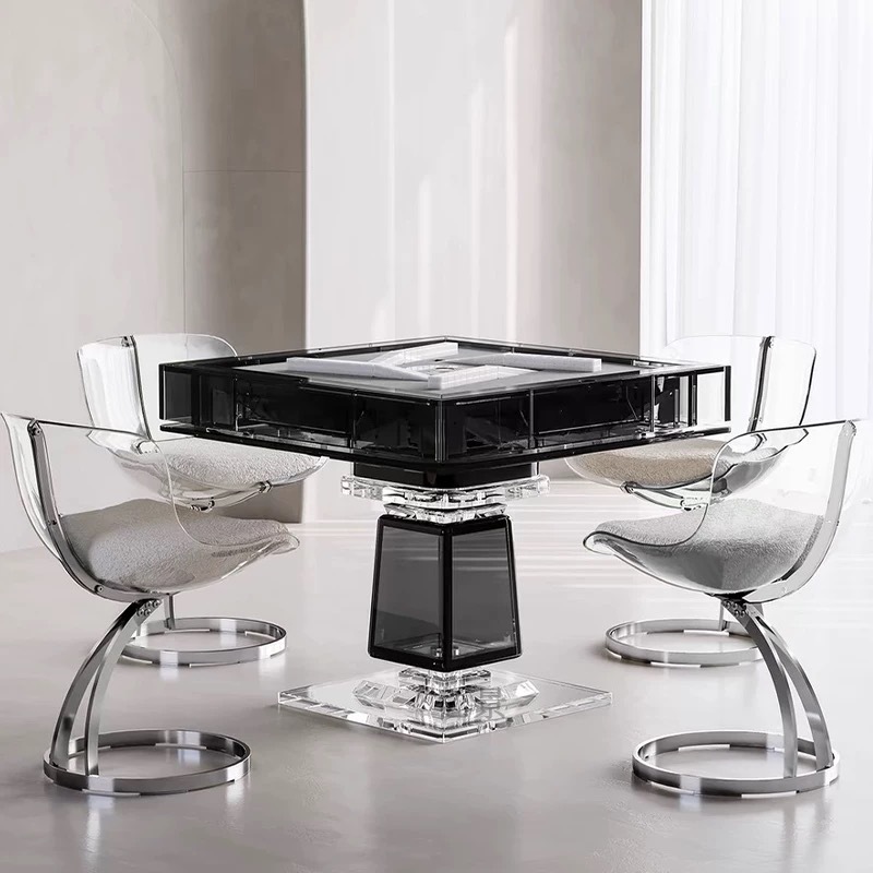 Automatic Mahjong Table - Foldable Design with USB Port