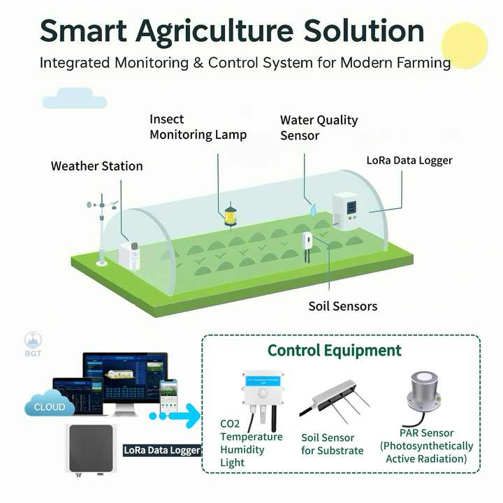 LoRa Wireless Indoor Monitoring System for Substrate Farming with PAR ...