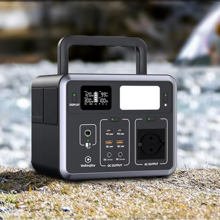 Portable Power Station With LifePO4 Battery Pure Sine Wave Output 150W 300W 700W 1200W for ...