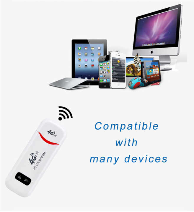 DNXT 4G High Speed Portable LTE Wifi Modem - Perfect for Travel