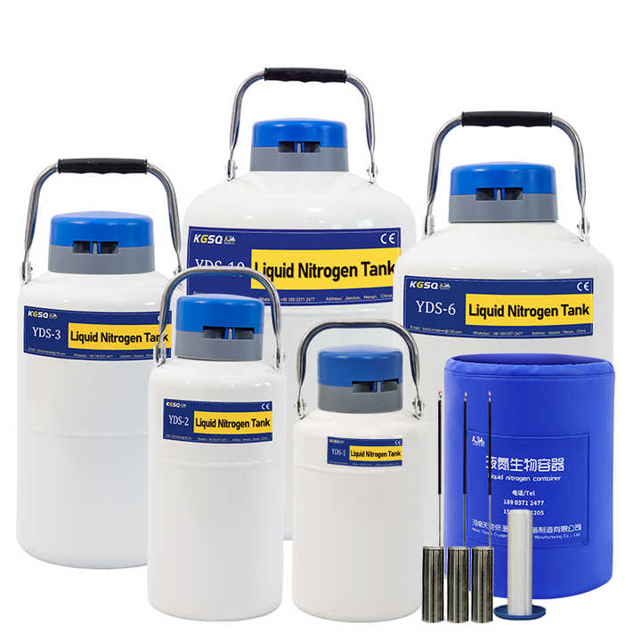 10 Liter Portable Liquid Nitrogen Tank - Insulated & Durable