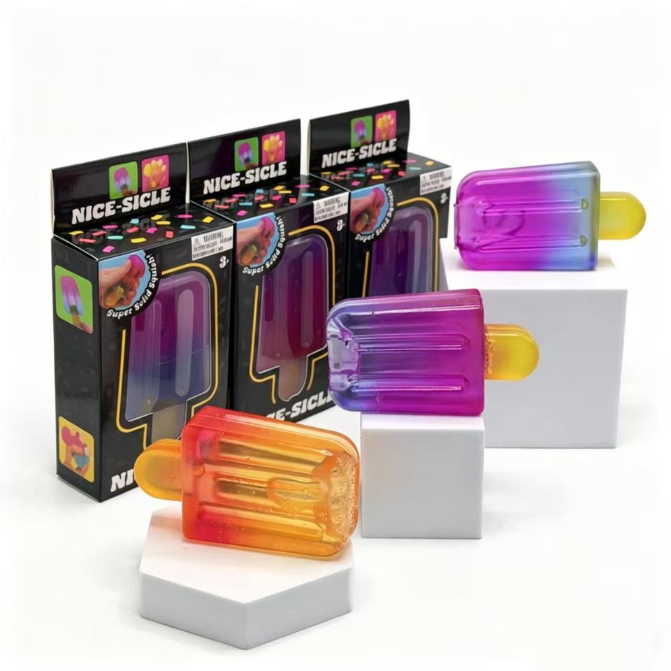 New Torch Ice Cream Cone Shape Cute Squishy Toy Creative Stress Relief ...