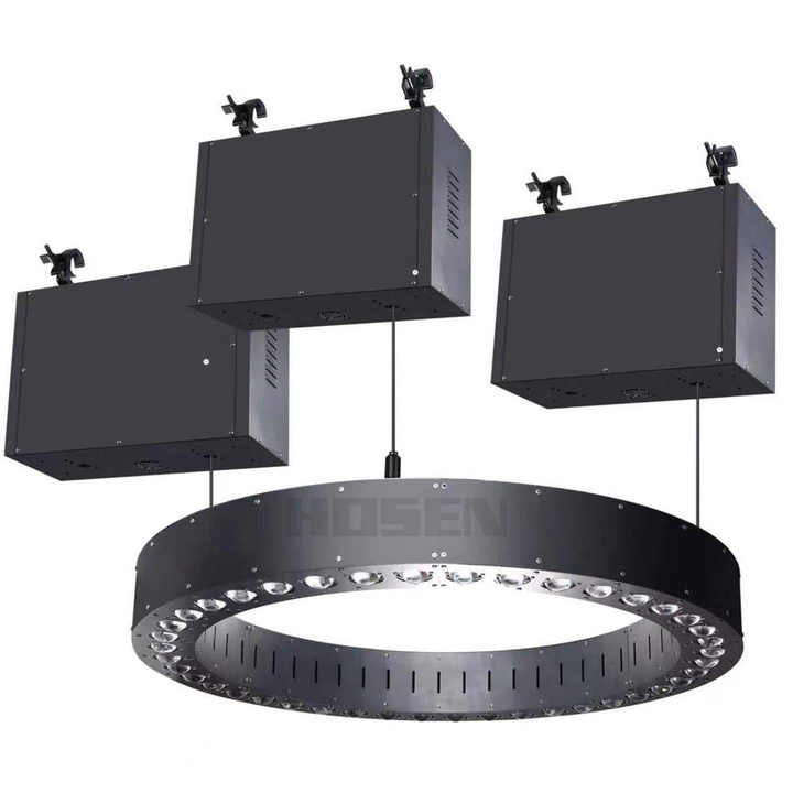 Kinetic Beam Ring DMX Winch Stage LED Lifting for Nightclub Party