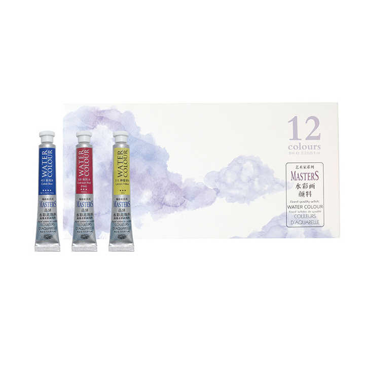 Marie's Watercolor Tube 12 Colors - Professional Paint Set