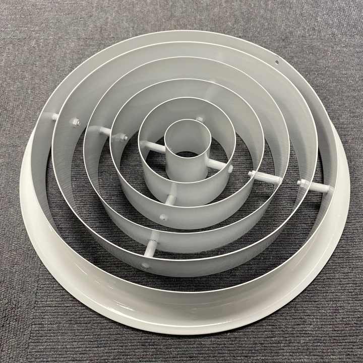 Hvac Ceiling Fresh Ventilation Air Flow Adjustable Air Jet Ring ...