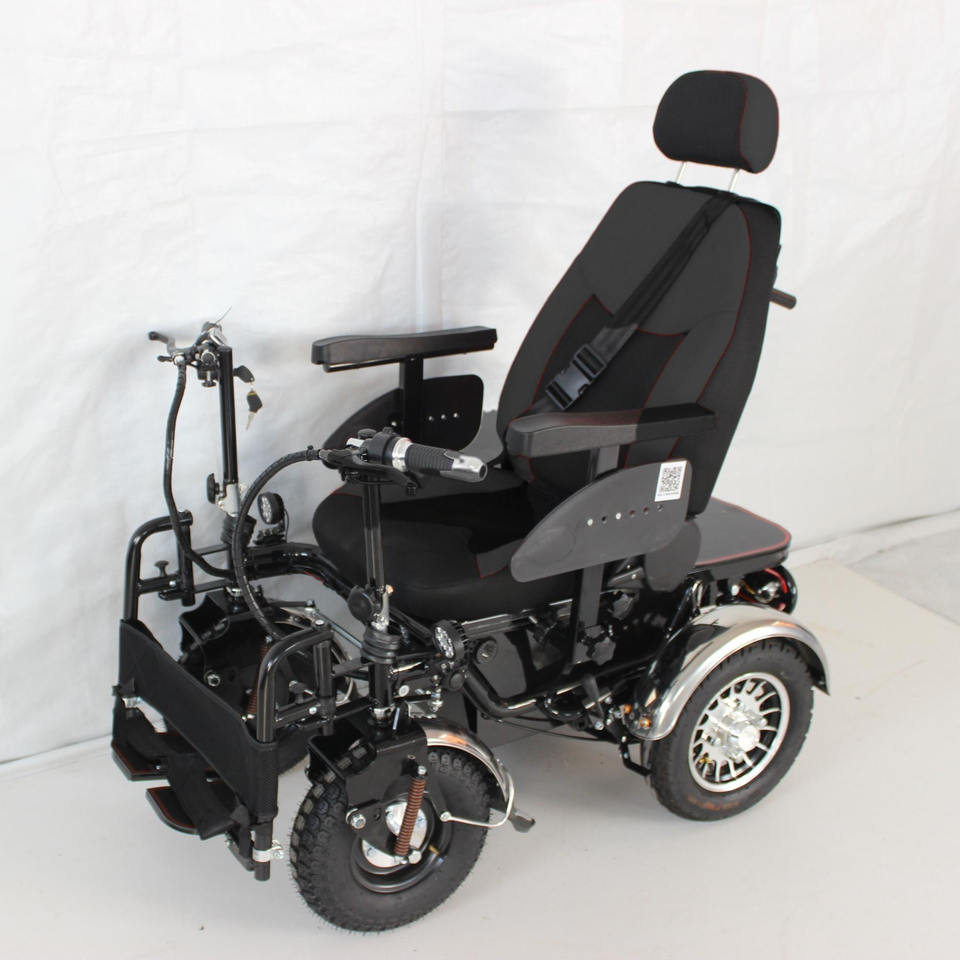 WCHT Electric Wheelchair - Durable & Flexible Dual-handle