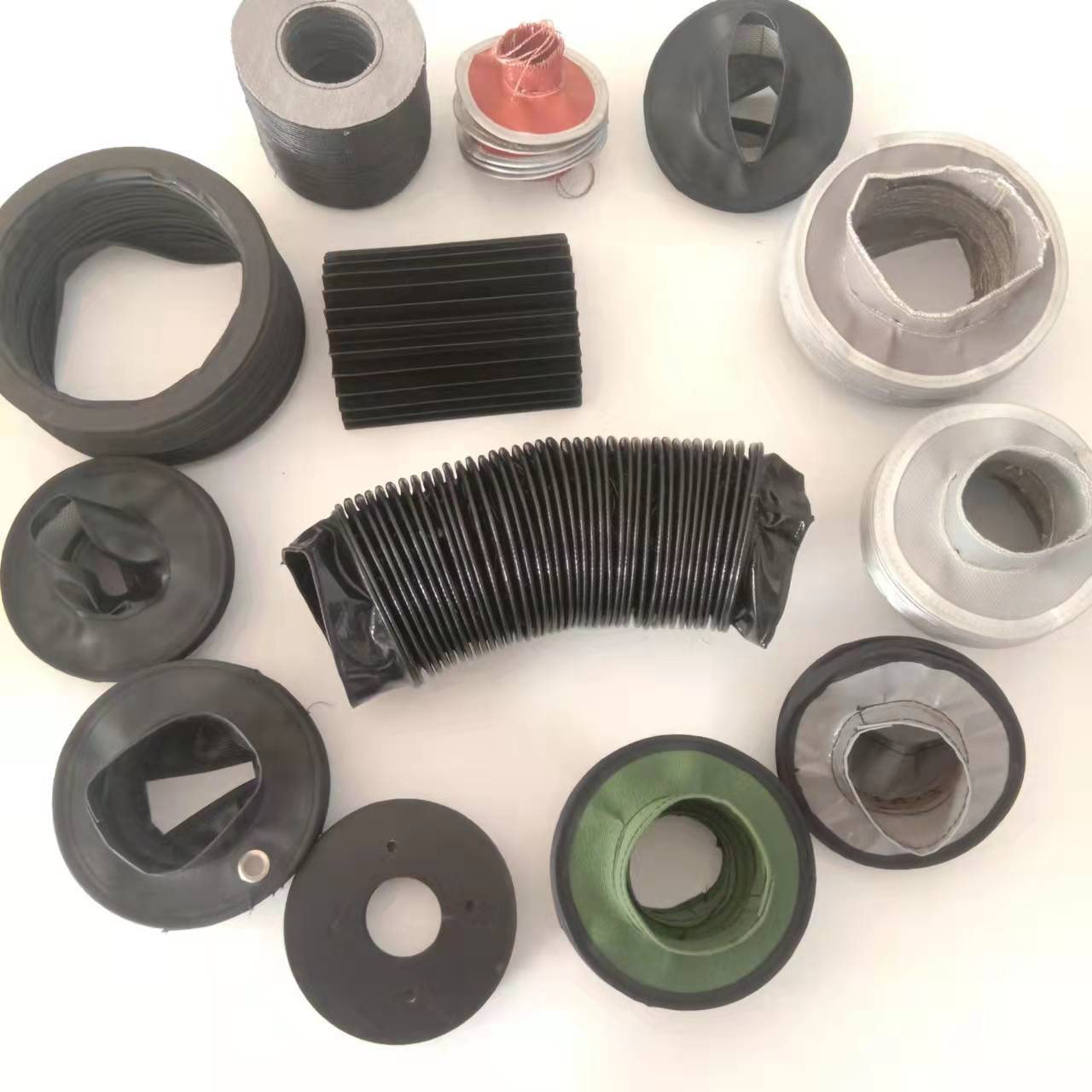 Cylinder Bellows Cover Manufacturer Ball Screw Rubber Bellows Cover 15% ...