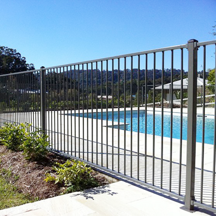 Customized Hoop Aluminium Wrought Iron Fences and Gates for Houses ...