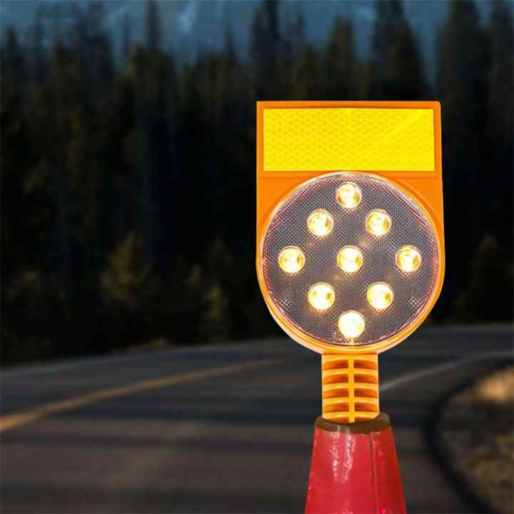 Emergency Warning Lights Traffic Cone Traffic Signal Light Solar ...