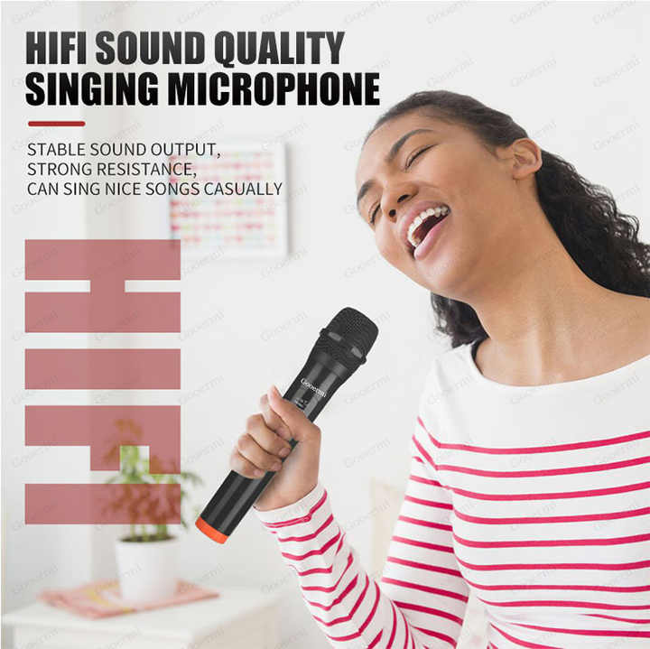 Gooermi B38S Portable Singing Handheld Microphone - Wireless Microphone Karaoke