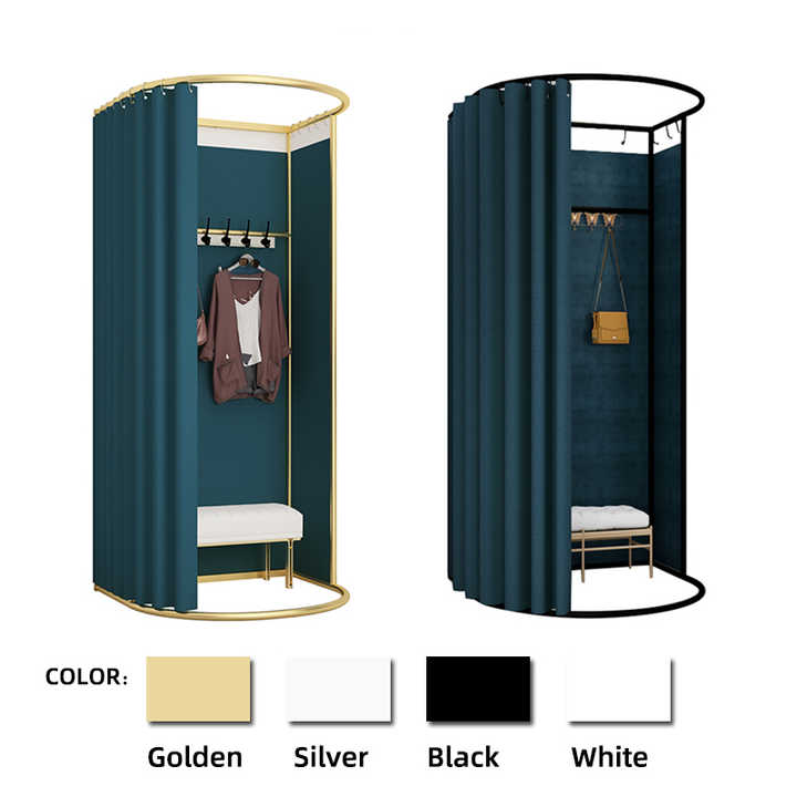 Portable Fitting Room for Retail: Stylish Changing Room with Clothes ...