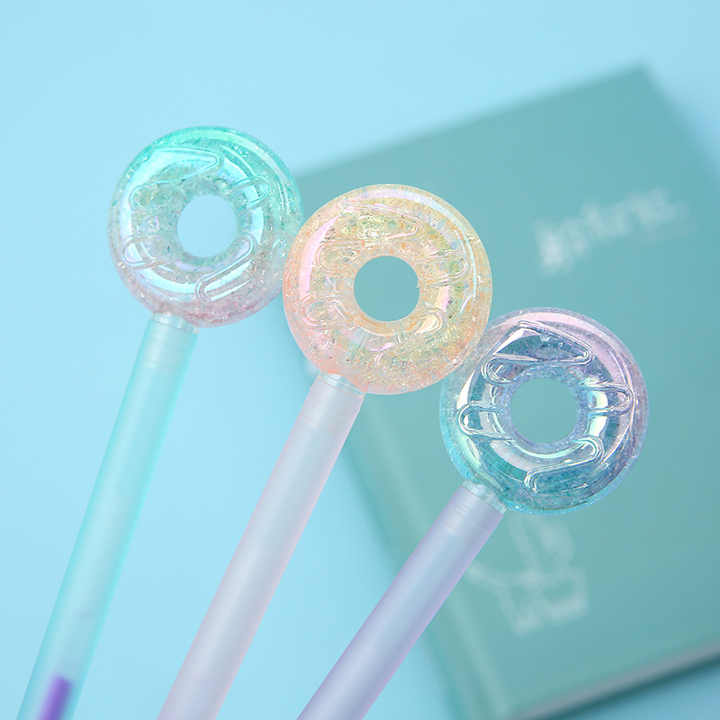 Cartoon Creative Colorful Ice Cracker Donut Gel Pen