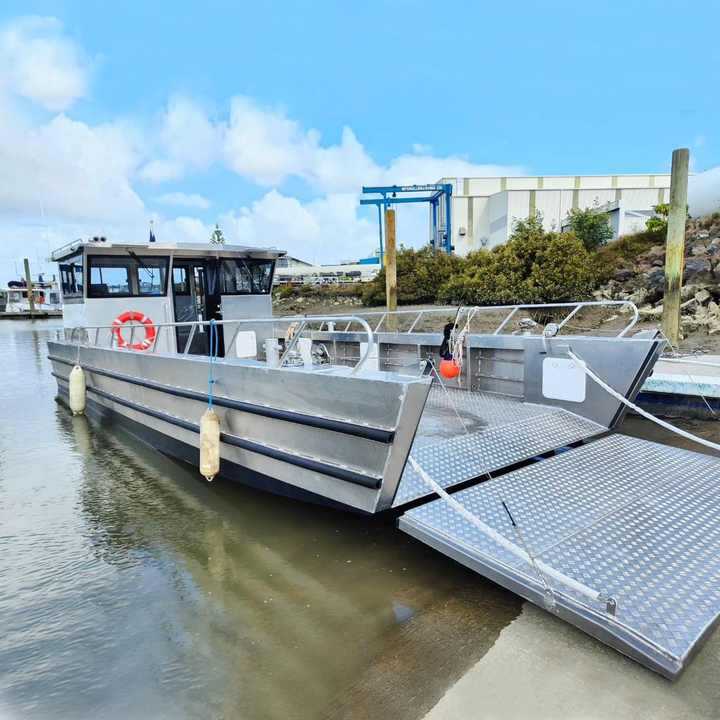 11m/36ft Aluminum V Bottom Open Sea Barge Work Cargo Ship Boat ...