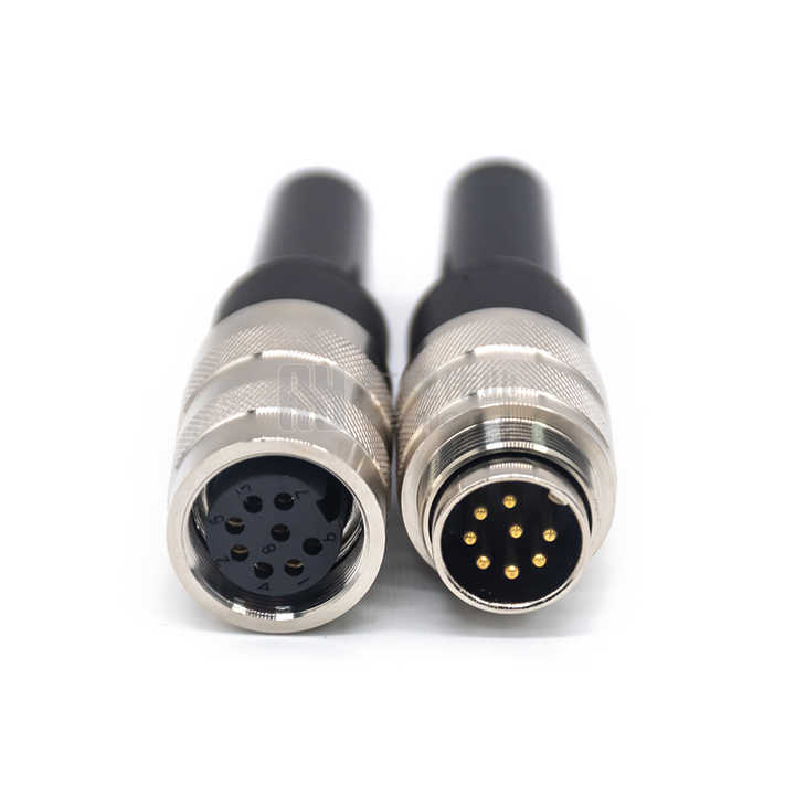 M16 Connector Cable Signal Circular Din Connectors IP67