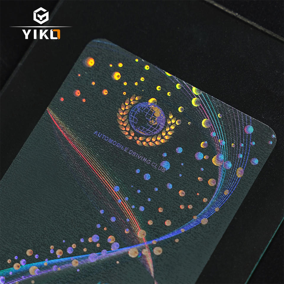 High Quality Transparent PVC Card Overlay Hologram Sticker