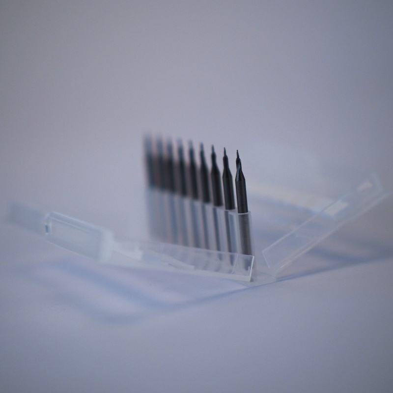 Transparent PP Material Micro Drill Bits PCB Packaging Box for Milling ...