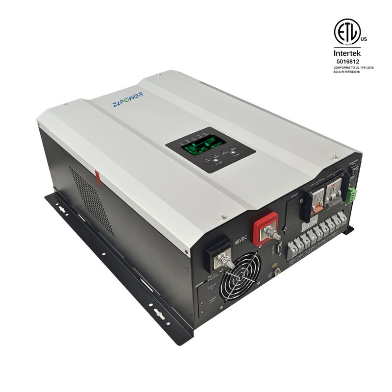 Hybrid Solar Inverter 24V 48V 6KW 8KW 12000W Pure Sine Wave Low ...