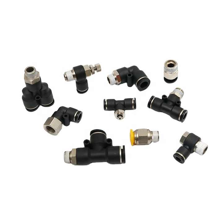 Plastic Push Fit Pneumatic Connector Fittings For Air Hose - Oem