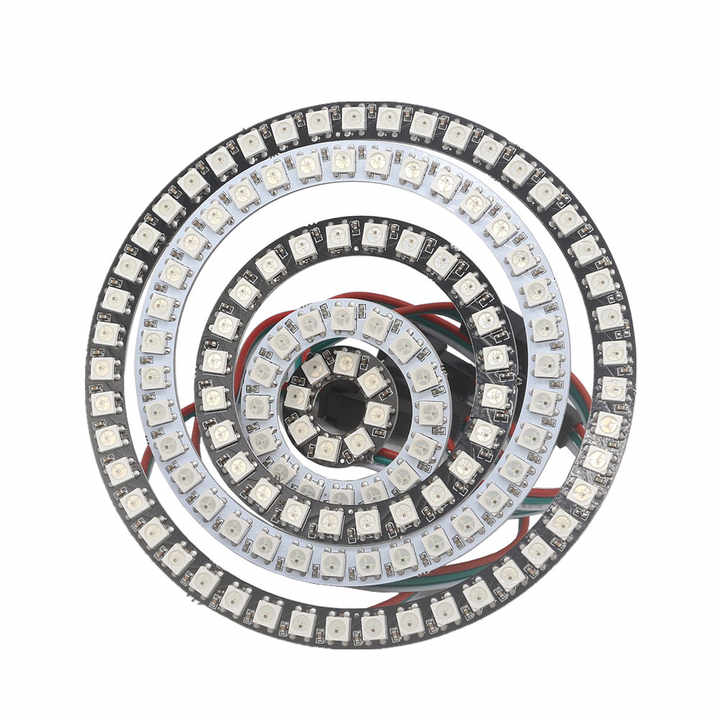 Dc5v Ws2812b Individually Addressable Circle Ring Ws2812 Rgb Pixel Ic ...