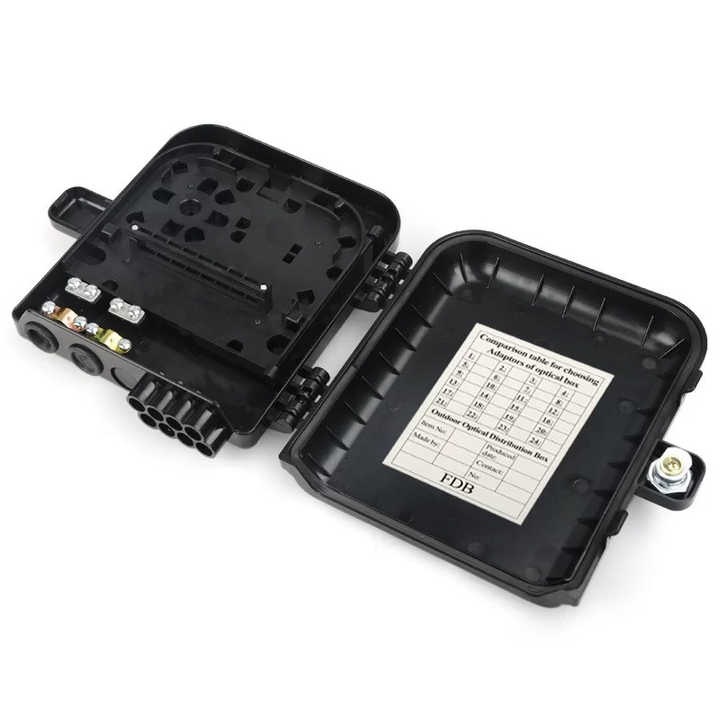 High quality FTTH 8 Port Outdoor Fiber Optic Distribution/termination ...